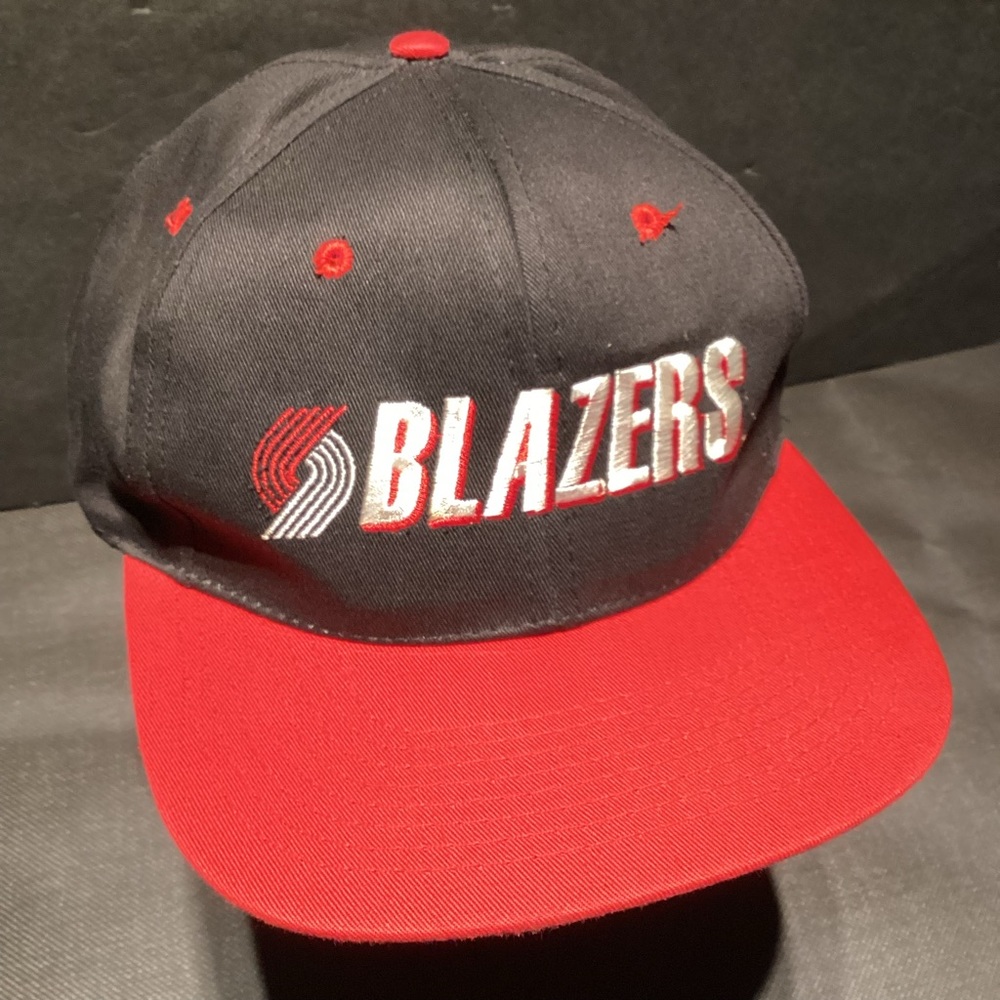 Vintage Portland Trailblazers Snapback Hat By Drew Pe… - Gem